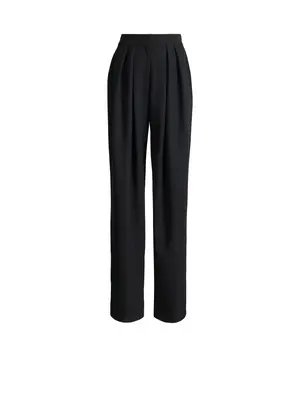 Balmain Grain De Poudre Trousers - Black