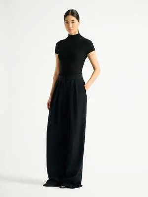 Balmain Grain De Poudre Trousers - Black