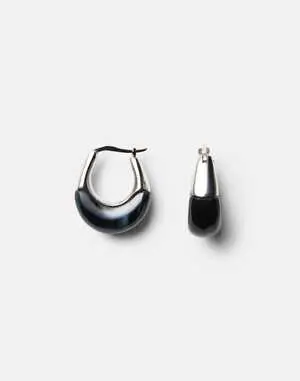 Lafayette 148 New York Sculptural Hoop Earrings