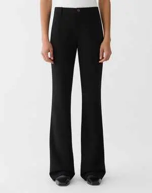 Lafayette 148 New York Punto Milano Mid Rise Flared Pants