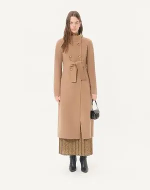 Valentino Garavani Double Kashmir Coat - Camel