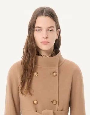 Valentino Garavani Double Kashmir Coat - Camel