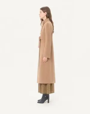 Valentino Garavani Double Kashmir Coat - Camel