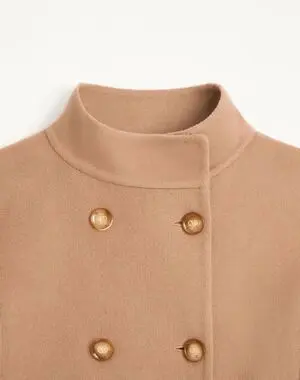 Valentino Garavani Double Kashmir Coat - Camel