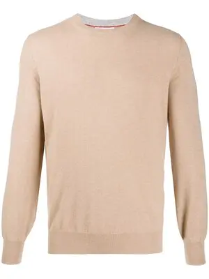 Brunello Cucinelli Cashmere Crewneck Sweater - Brown