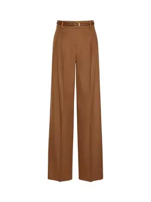 Max Mara Tailored Wide-leg Belted Trousers