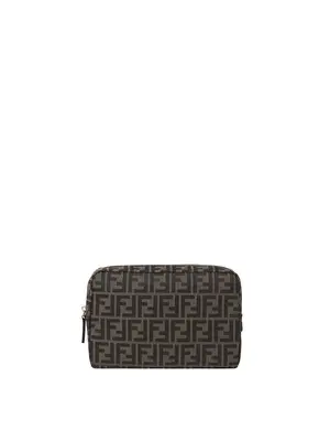 Fendi Ff Zucca Beauty Case - Brown