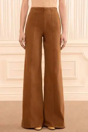 Ulla Johnson The Bianca Wide Leg Seamed Jean