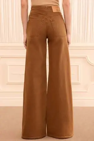 Ulla Johnson The Bianca Wide Leg Seamed Jean