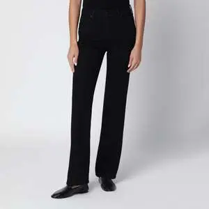 MOTHER The Kick It Jeans In Denim - Black