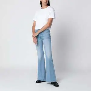 MOTHER The Doozy Flared Trousers In Stretch Denim