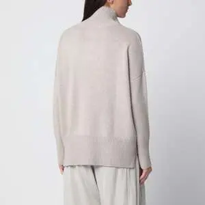 LISA YANG Heidi Sweater In Sand Cashmere