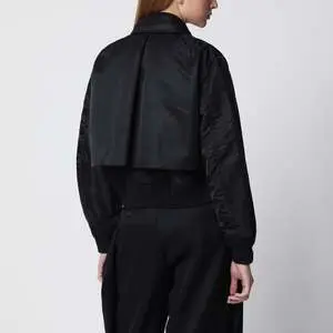 Sacai Satin-effect Nylon Zip Bomber Jacket