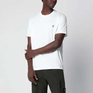 PARAJUMPERS Cotton T-shirt With Logo Patch - White