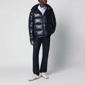 Polo Ralph Lauren Navy Glossy-finish Nylon Down Jacket