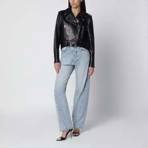 Balenciaga Leather Biker Jacket