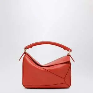 Loewe Puzzle Featherlight Medium Bag - Red