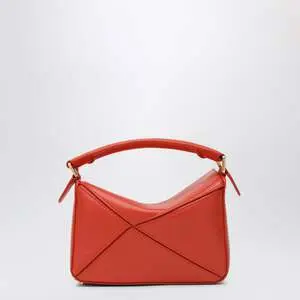 Loewe Puzzle Featherlight Medium Bag - Red