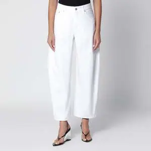 Alaïa Rodeo Denim Trousers - White