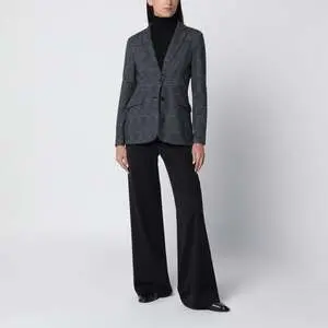 Harris Wharf London Single-breasted Prince Of Wales Check Jacket