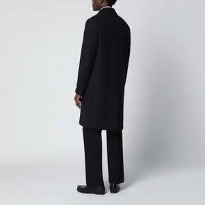 Harris Wharf London Anthracite Single-breasted Wool Coat