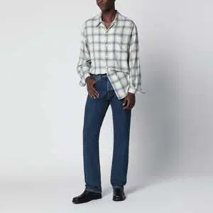 JEANERICA Vintage-effect Dark Wash Denim Jeans