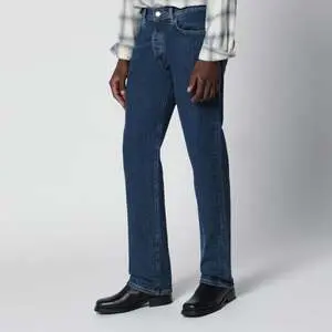JEANERICA Vintage-effect Dark Wash Denim Jeans
