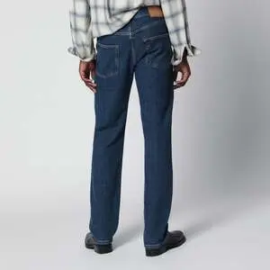 JEANERICA Vintage-effect Dark Wash Denim Jeans