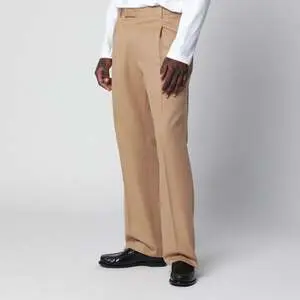 PT TORINO Cotton And Wool Trousers - Beige