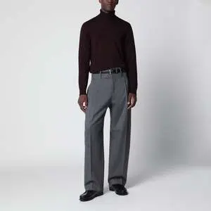 DRUMOHR Navy Wool Turtleneck Sweater