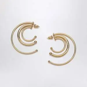 PANCONESI Gold-tone Multi-hoop Earrings