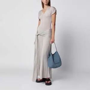 JW Anderson Small Bulb Bag In Blue Beads And Calf Leather
