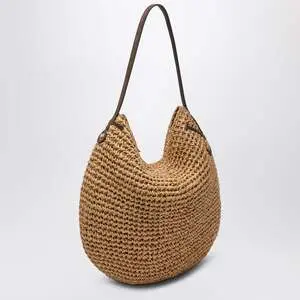 JW Anderson Large Bulb Bag In Natural Raffia