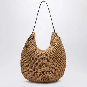 JW Anderson Large Bulb Bag In Natural Raffia