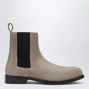 Loewe Bobine Chelsea Boots In Light Hazelnut-coloured Suede - Beige
