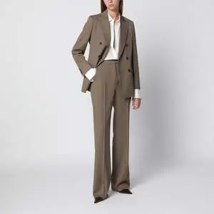 Max Mara Camel Double-breasted Wool Jacket