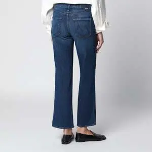MOTHER The Lil Kick It Jeans In Dark Washed Denim