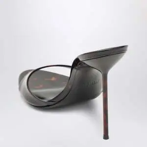 Paris Texas Lidia 105 Patent Leather Mules - Brown