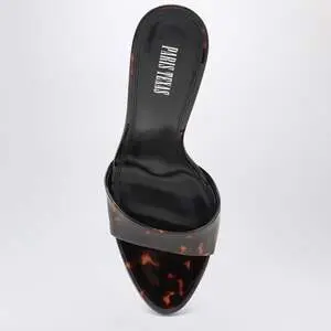 Paris Texas Lidia 105 Patent Leather Mules - Brown