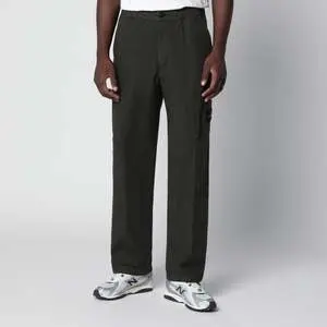 Stone Island Loose Fit Cotton Ripstop Cargo Trousers