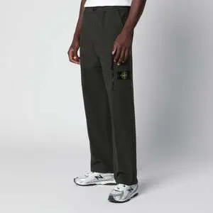 Stone Island Loose Fit Cotton Ripstop Cargo Trousers