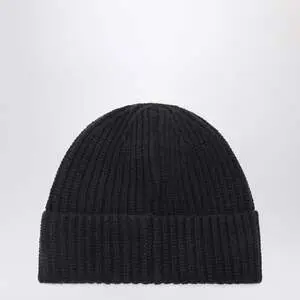 Stone Island Wool Beanie With Compass Patch