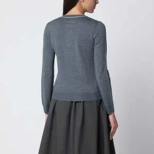 MAISON MARGIELA Mélange Wool-blend Cardigan