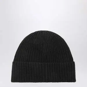 Stone Island Wool Beanie With Compass Patch