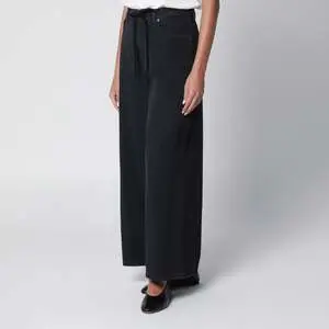 MAISON MARGIELA Wide-leg Cropped Jeans In Washed Denim