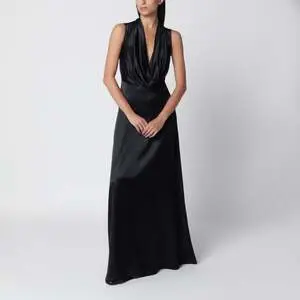 MAISON MARGIELA Long Viscose Dress - Black