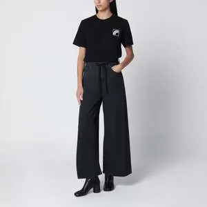 MAISON MARGIELA Cotton Jersey T-shirt With Graphic Print