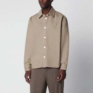 AMI Paris Taupe De Coeur Shirt - Beige