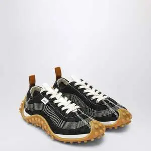 AMI Paris Ivory Mesh Mirage Trainers