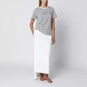 Max Mara Cru Striped Cotton Jersey T-shirt